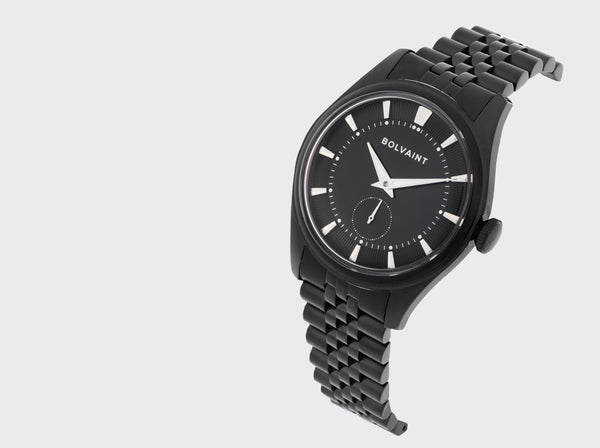The Bolvaint Alaric Automatic Watch - Noir in Black – Bolvaint – Paris