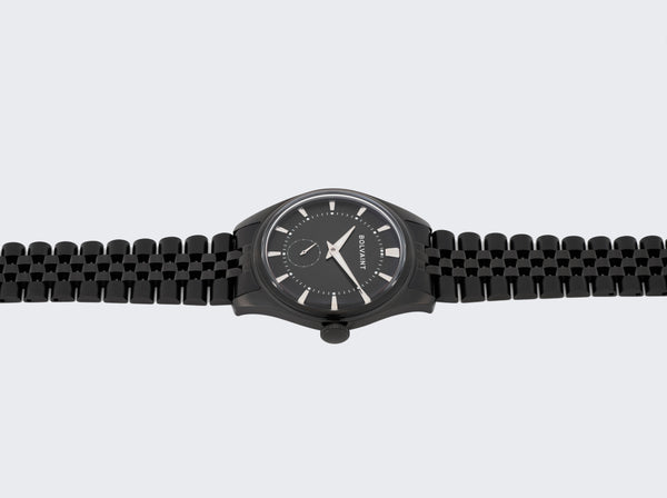 The Bolvaint Alaric Automatic Watch - Noir in Black – Bolvaint – Paris
